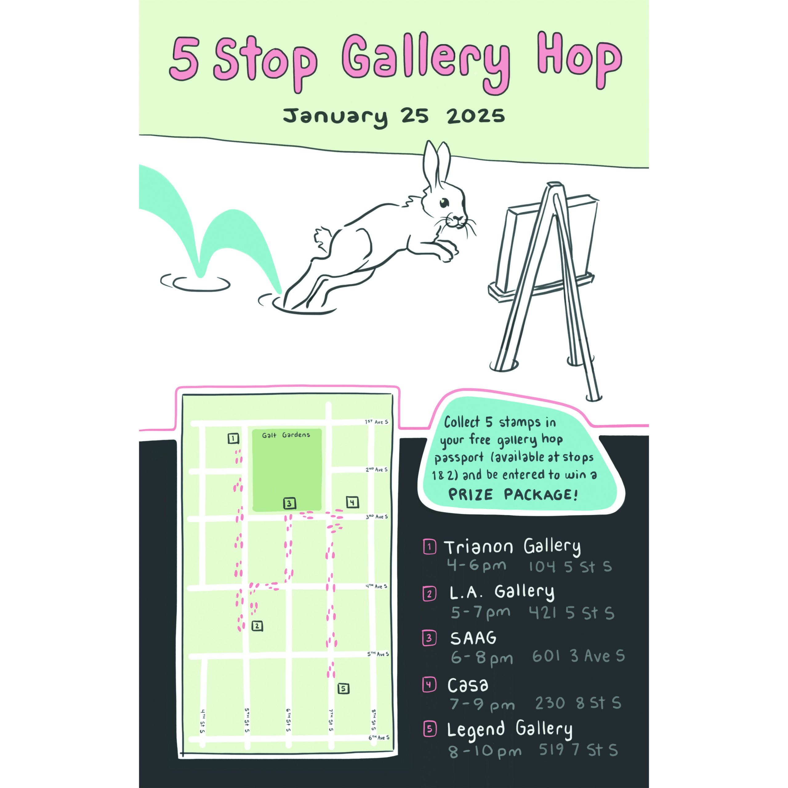 5 Stop Gallery Hop - Casa Lethbridge